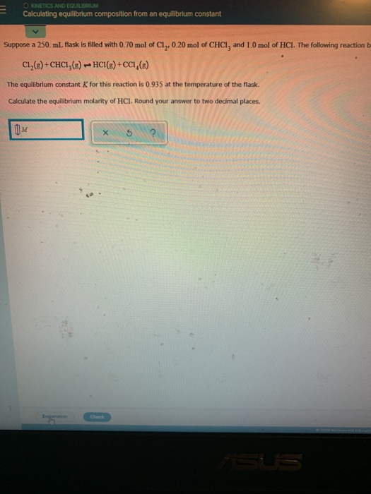 Solved O KINETICS AND EQUILIBRIUM Calculating equilibrium | Chegg.com