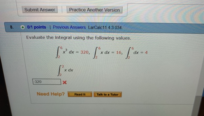 Solved Submit Answer Practice Another Version 0/1 points | | Chegg.com Solved Submit Answer Practice Another Version 0/1 points | | Chegg.com
