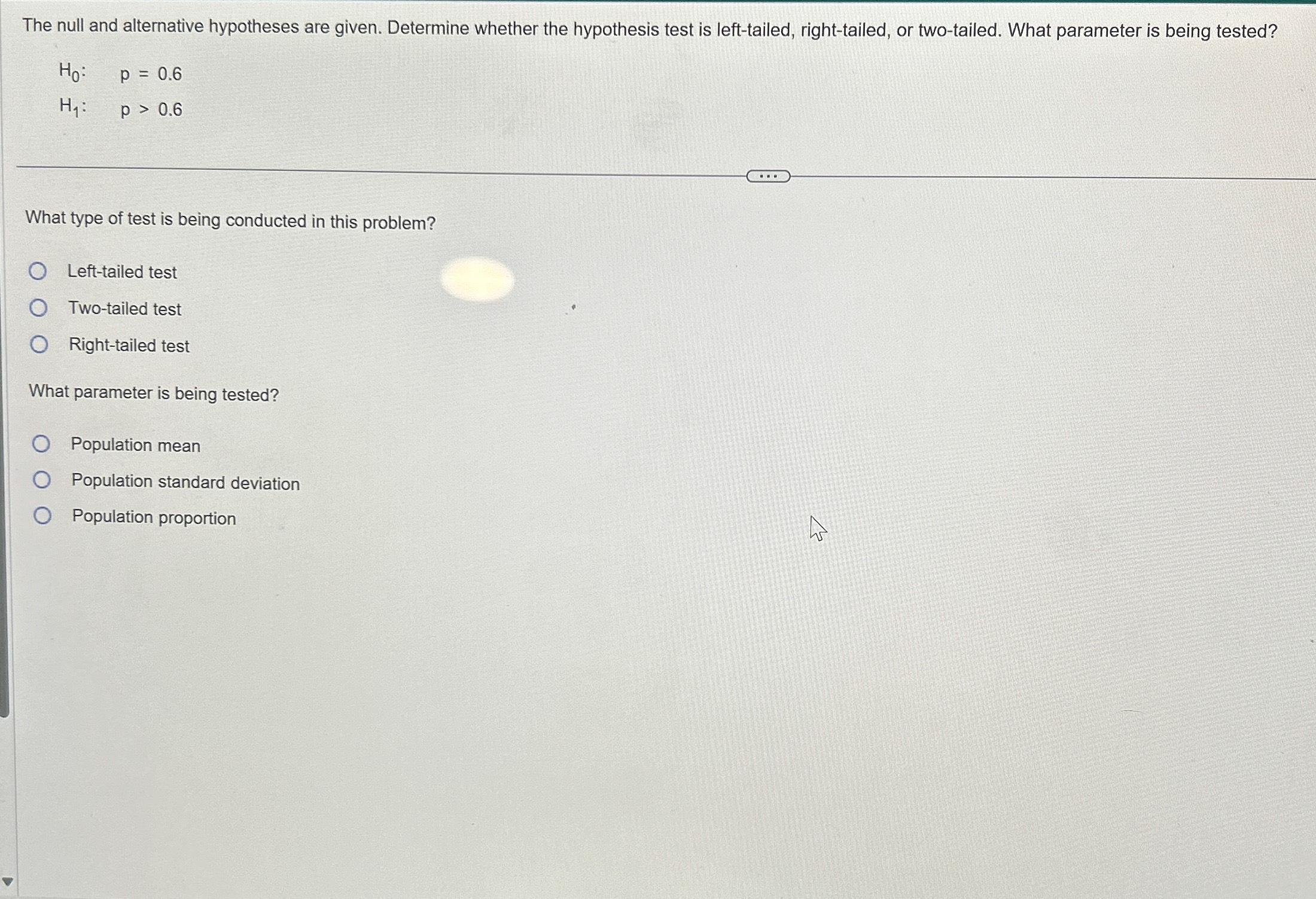 Solved The null and alternative hypotheses are given. | Chegg.com