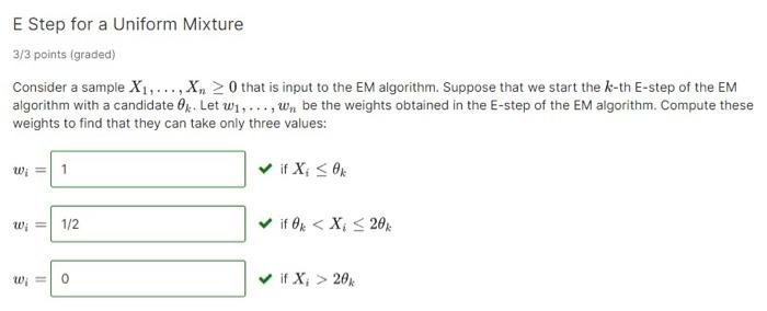 Solved 5. Mixture of Uniforms A Bookmark this page Homework | Chegg.com
