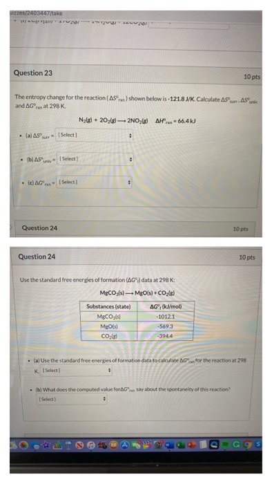 Solved WL407' arr Question 23 10 pts ) shown below is -121.8 | Chegg.com