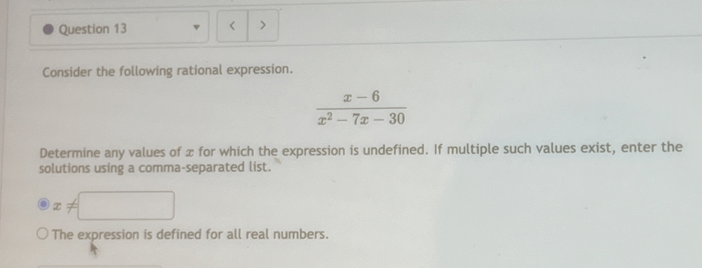 Solved Consider the following rational | Chegg.com