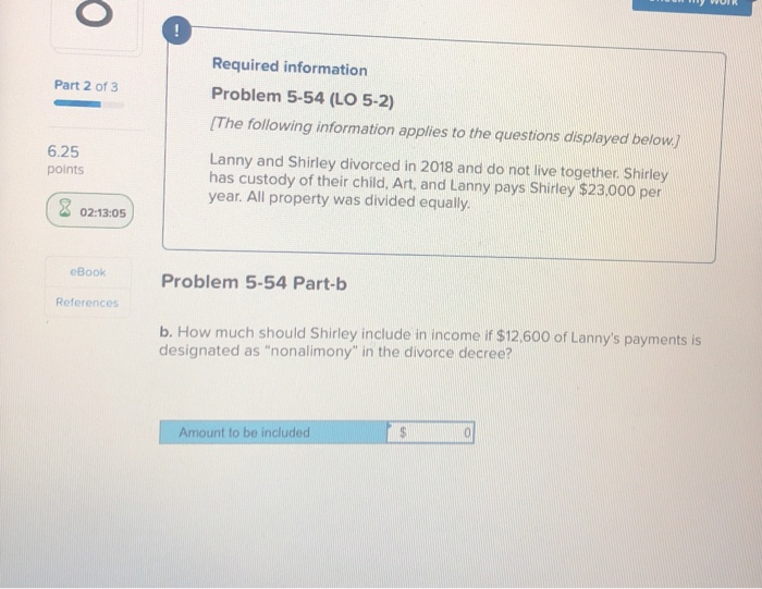 Solved my WUIR Part 2 of 3 Required information Problem 5-54 | Chegg.com Solved my WUIR Part 2 of 3 Required information Problem 5-54 | Chegg.com