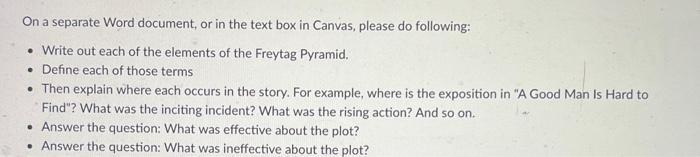 On a separate Word document, or in the text box in | Chegg.com
