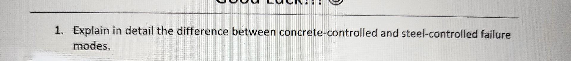 Solved 1. Explain in detail the difference between | Chegg.com