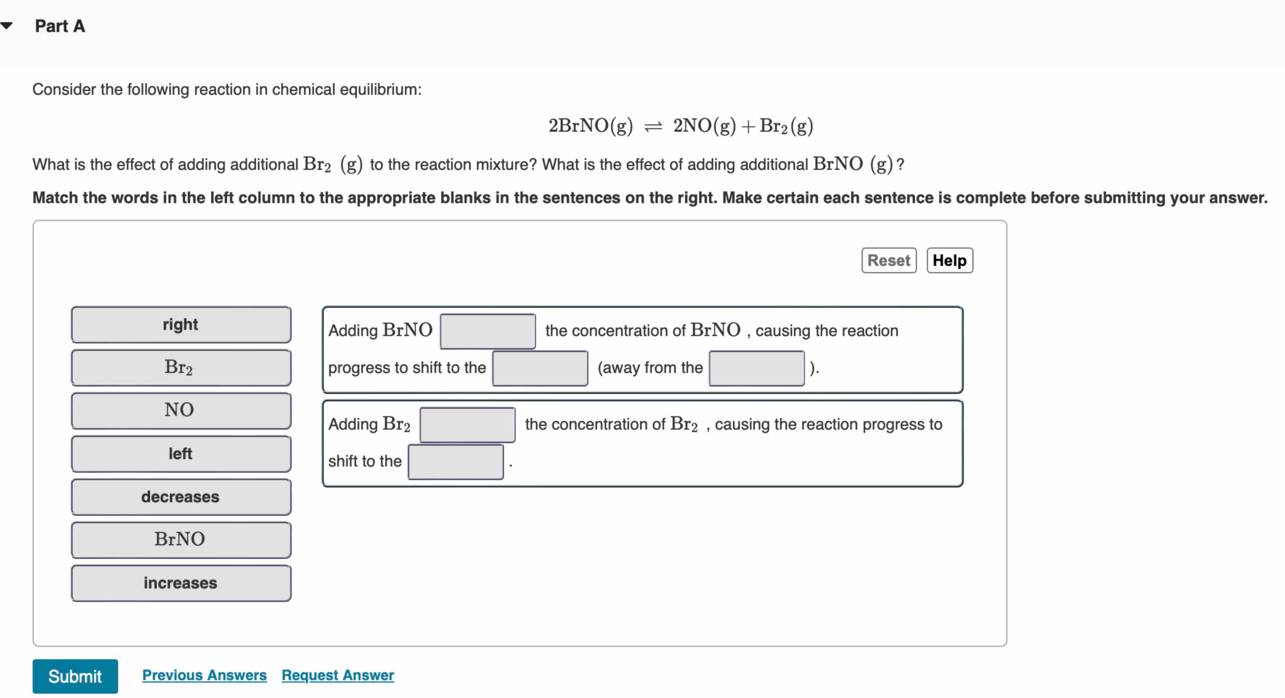 Solved What is the effect of adding additional Br2 (g) | Chegg.com Solved What is the effect of adding additional Br2 (g) | Chegg.com