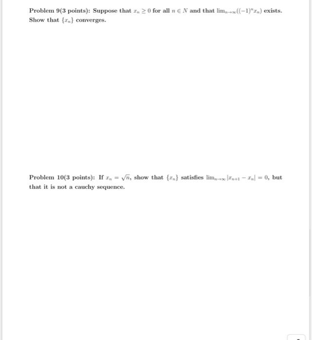 Solved Problem 1(3 points): Let I=[a,b] and let f:I→R be a | Chegg.com