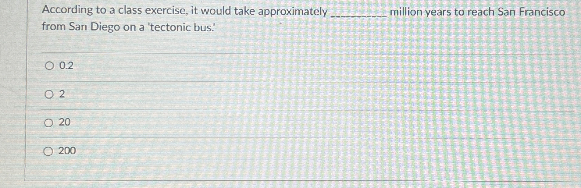 Solved According to a class exercise, it would take | Chegg.com