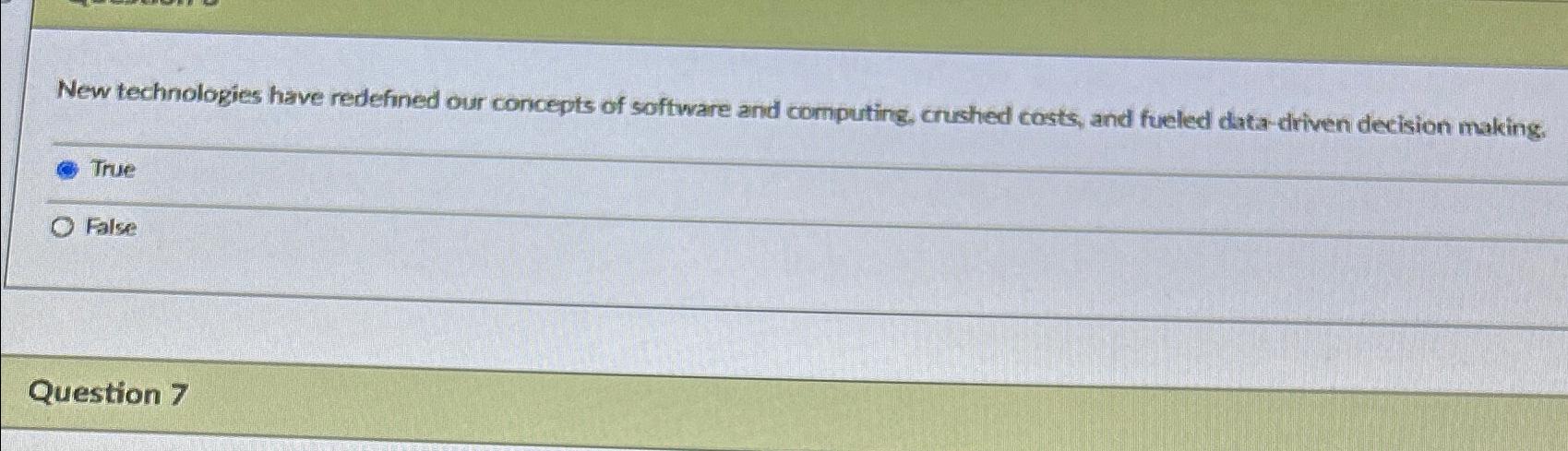 Solved New technologies have redefined our concepts of | Chegg.com