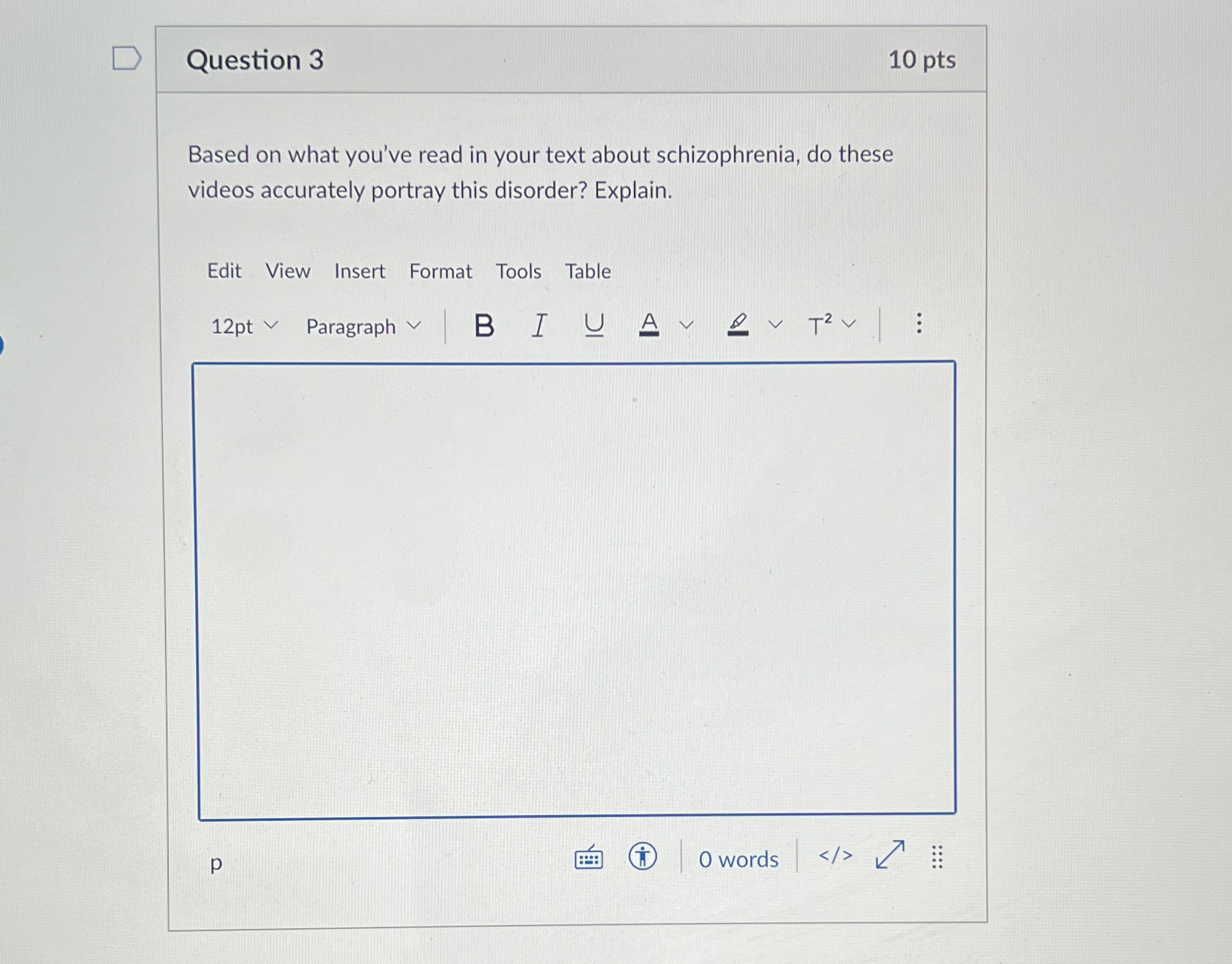 Solved Question 310 ﻿ptsBased on what you've read in your | Chegg.com