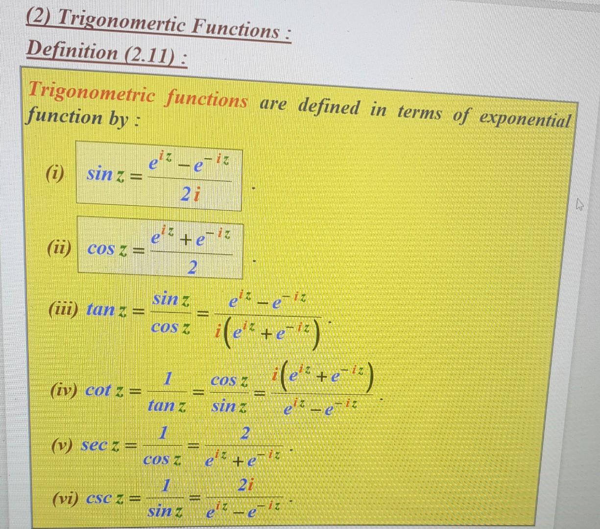 Solved 1+tan2(z)=sec2cztan(−z)=−tan(z)Trigonometric | Chegg.com