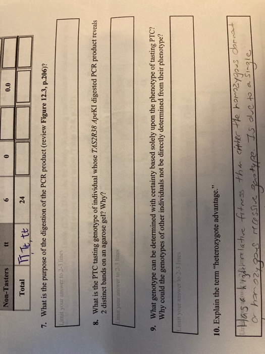 Solved Genetics and Evolution: Part 3 Lab 12 - Genetics and | Chegg.com