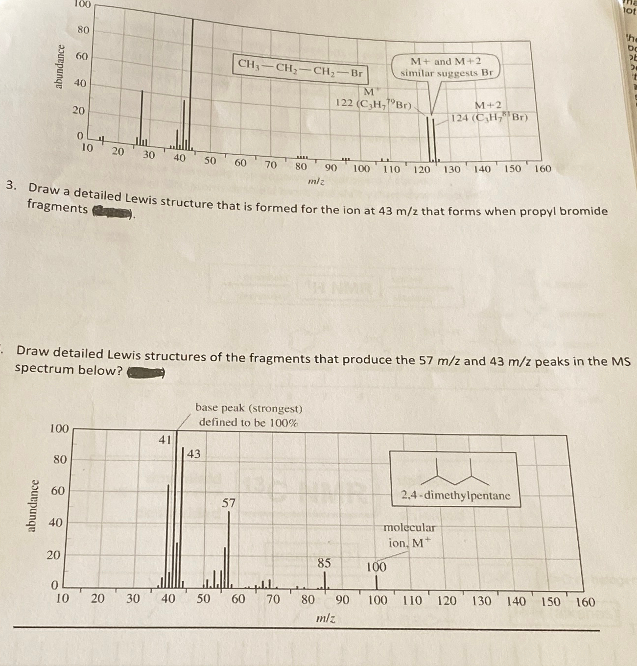 Solved fragmentsDraw detailed Lewis structures of the | Chegg.com