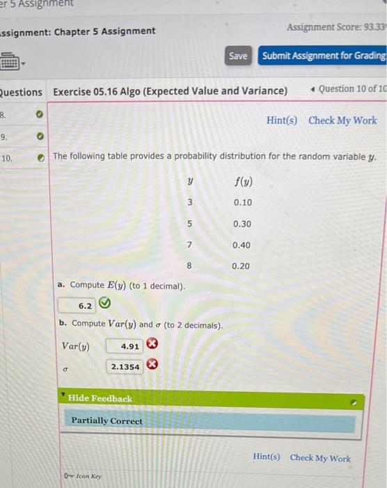 Solved ssignment: Chapter 5 Assignment Assignment Score: | Chegg.com Solved ssignment: Chapter 5 Assignment Assignment Score: | Chegg.com