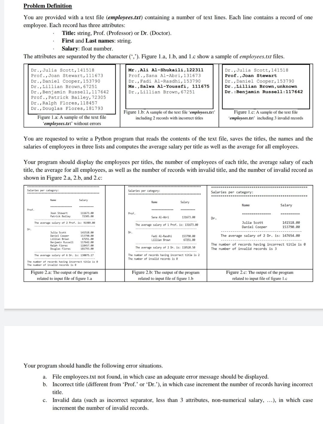 Solved Please Write Python program design at the beginning | Chegg.com