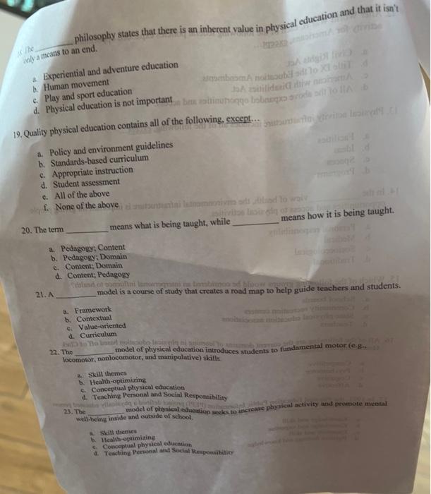 Solved IULTIPLE GUESS: Please read each question carefully | Chegg.com