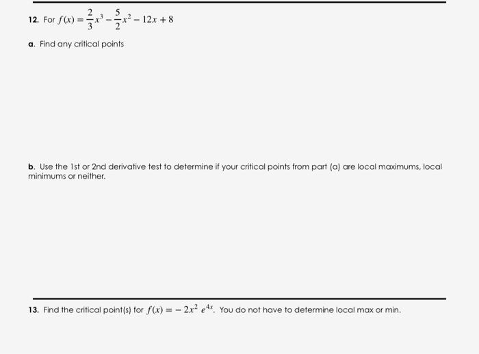 Solved 11. For some function f(x). Given the information, | Chegg.com