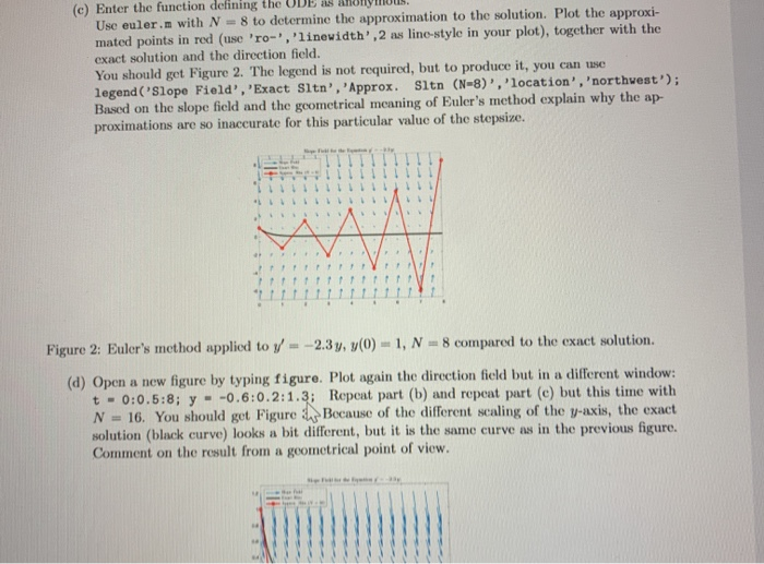 5. Repeat Problem 2 for Improved Euler. Compare the | Chegg.com