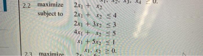 1. Implement the Simplex method according to the | Chegg.com