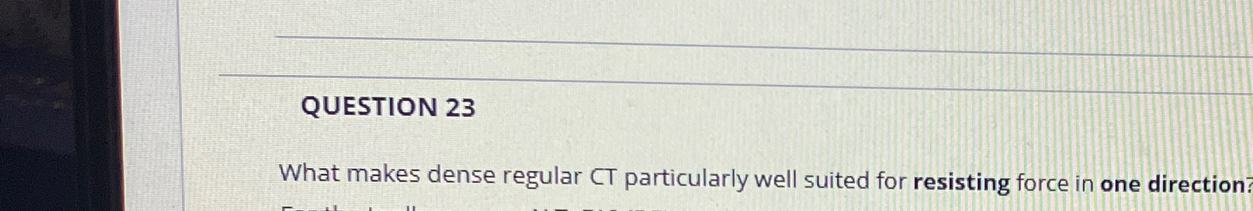 Solved QUESTION 23What makes dense regular subT particularly | Chegg.com