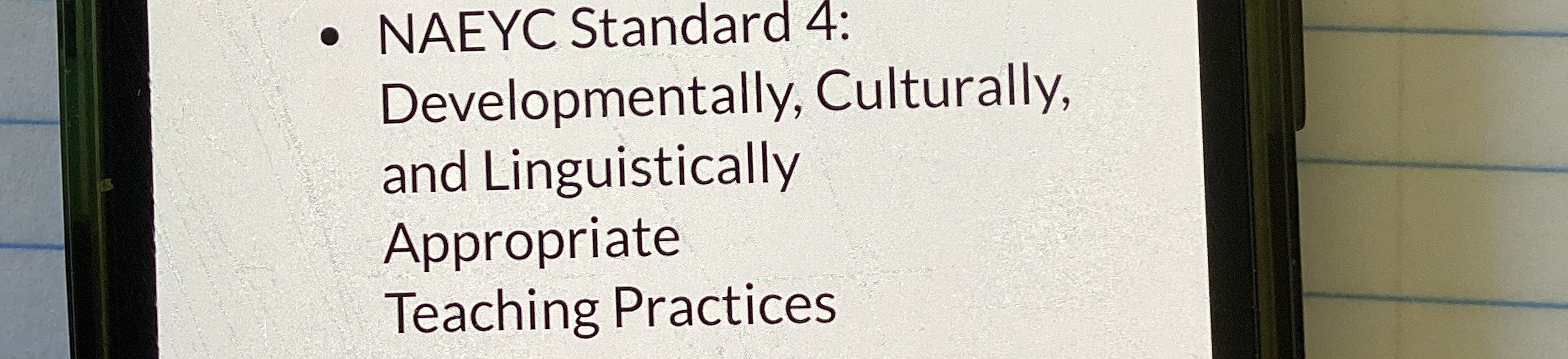 Solved NAEYC Standard 4:Developmentally, Culturally, and | Chegg.com