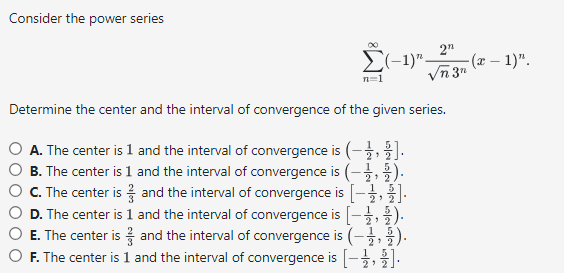 Solved Consider the power | Chegg.com