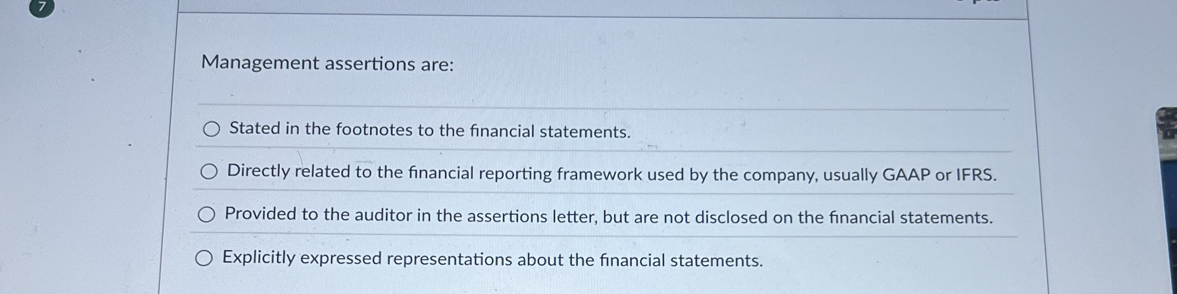 Solved Management Assertions Arestated In The Footnotes To 3647