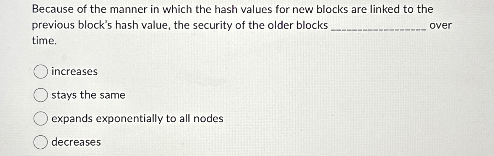 Solved Because of the manner in which the hash values for | Chegg.com