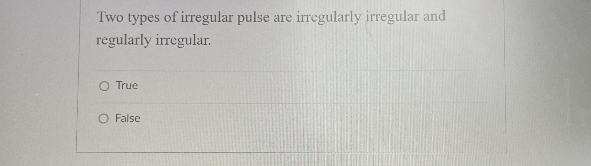Solved Two types of irregular pulse are irregularly | Chegg.com