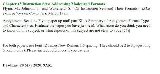 Chapter 13 Instruction Sets: Addressing Modes and | Chegg.com
