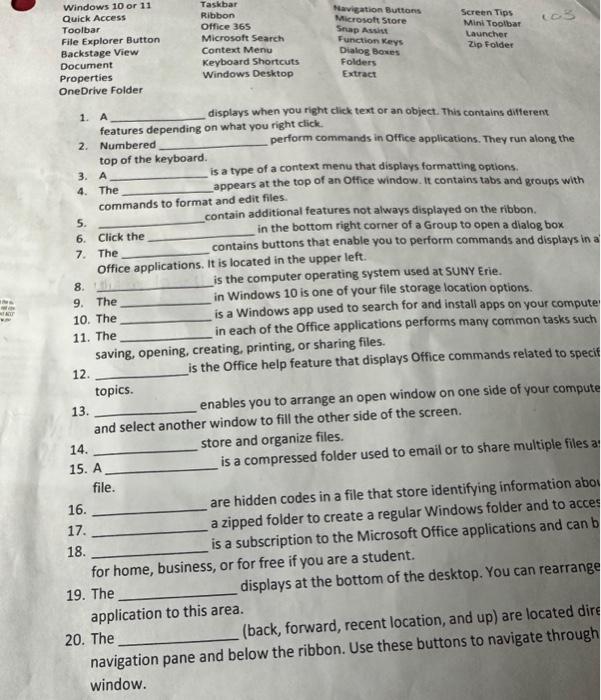 Solved microsoft office | Chegg.com