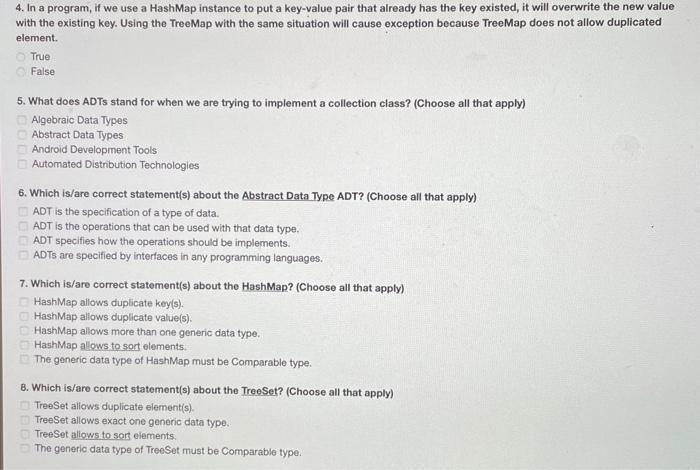 please answer all thank you.please think these | Chegg.com