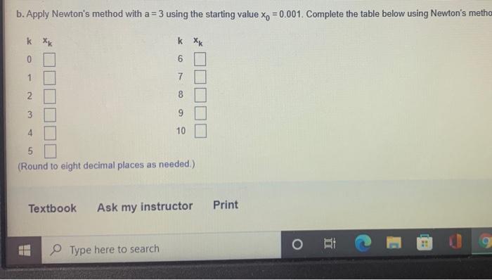 Solved To approximate the reciprocal of a number a without | Chegg.com