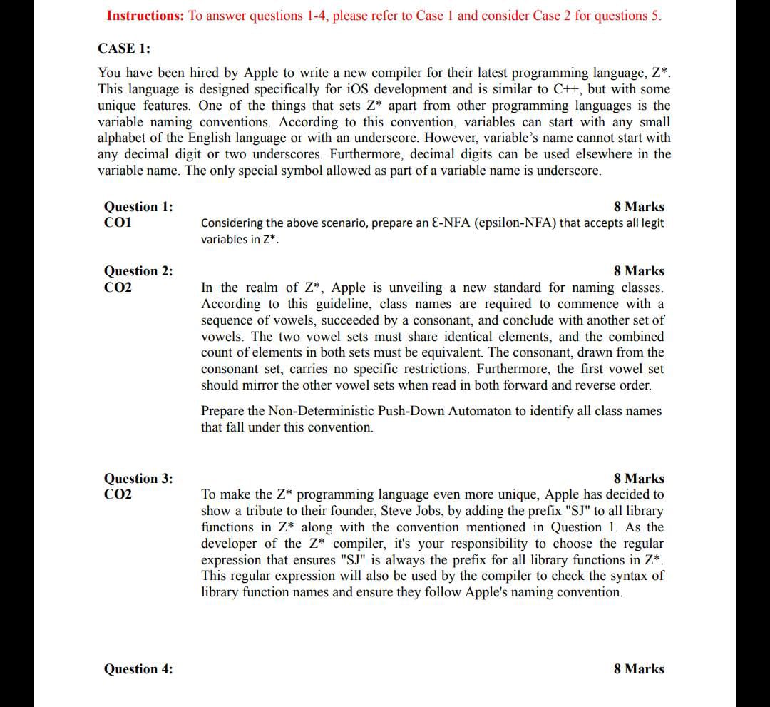 Solved Instructions: To answer questions 1-4, ﻿please refer | Chegg.com