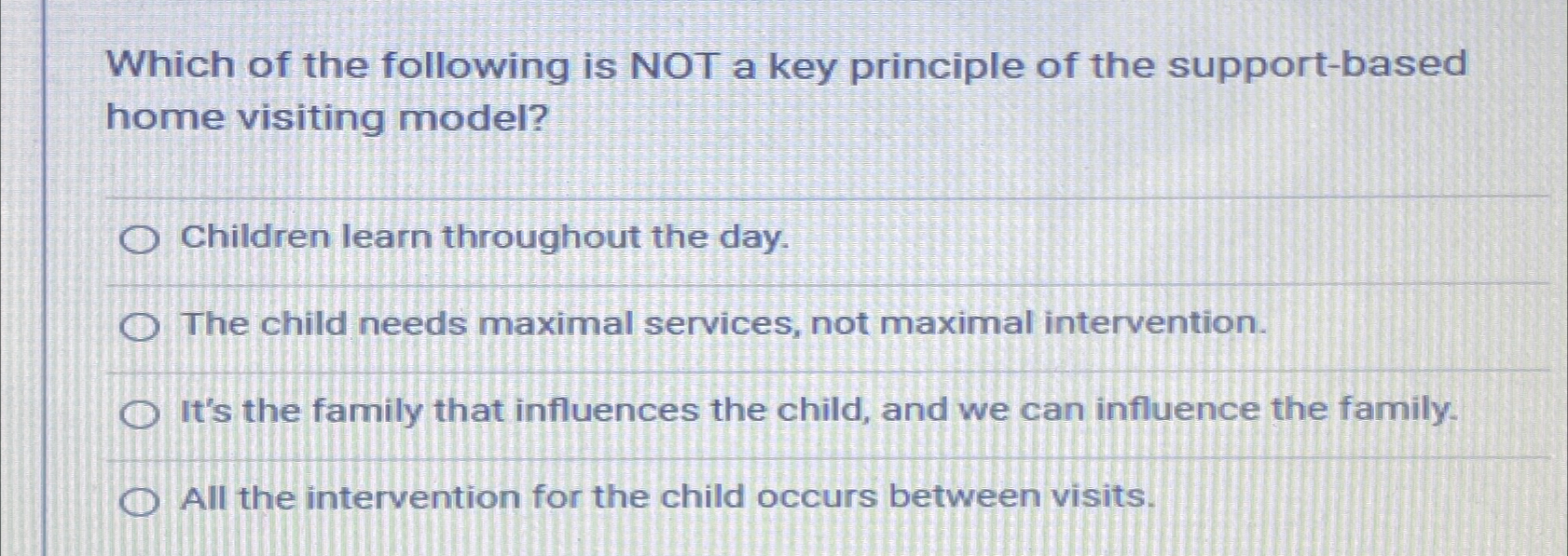 Solved Which of the following is NOT a key principle of the | Chegg.com