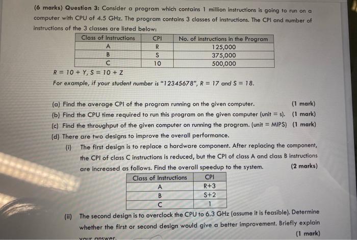 Solved (6 marks) Question 3: Consider a program which | Chegg.com Solved (6 marks) Question 3: Consider a program which | Chegg.com