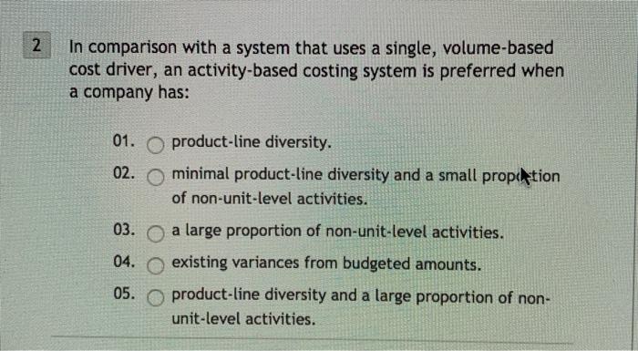 Solved 2 In comparison with a system that uses a single, | Chegg.com