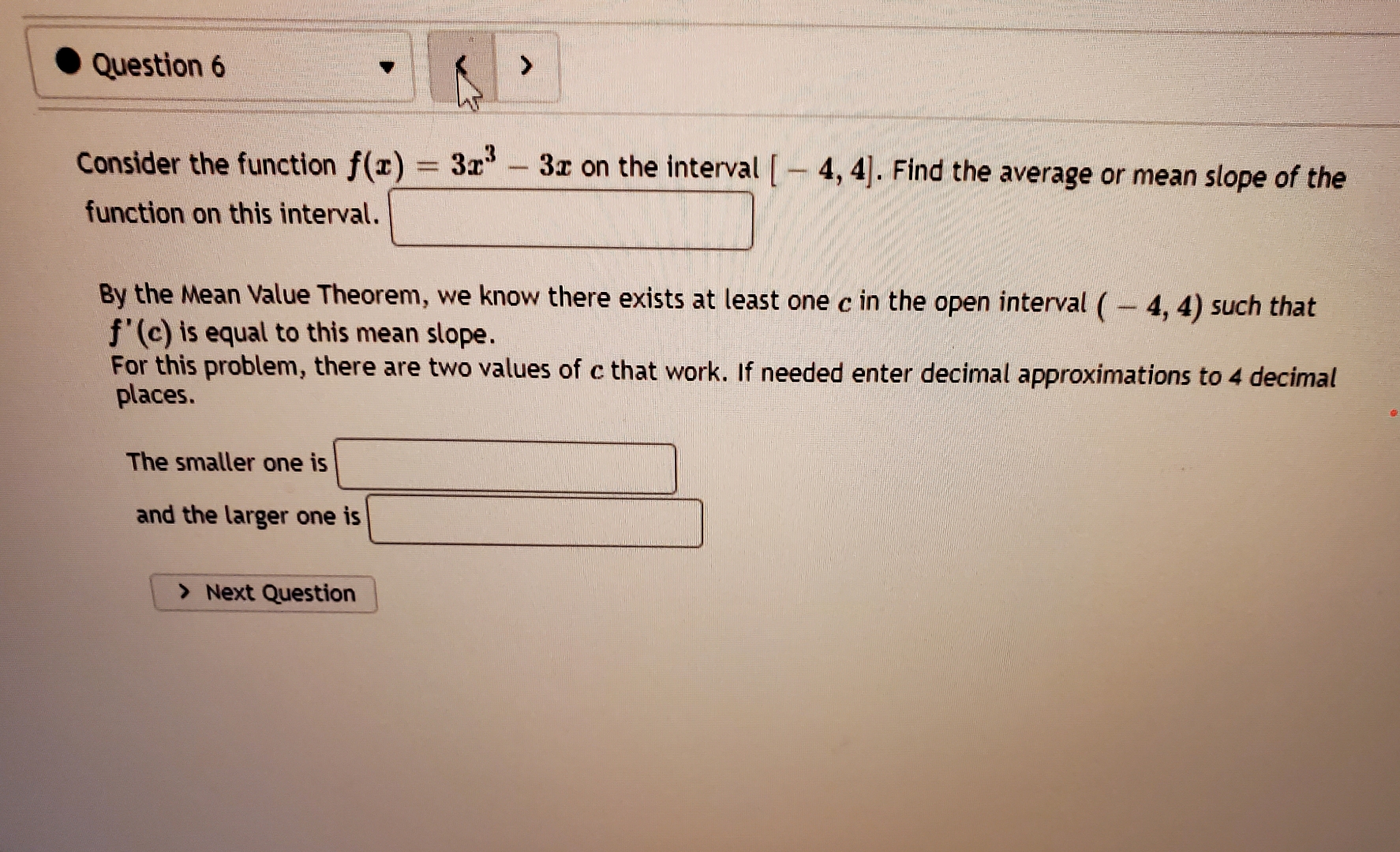 Solved Question 6Consider the function f(x)=3x3-3x ﻿on the | Chegg.com