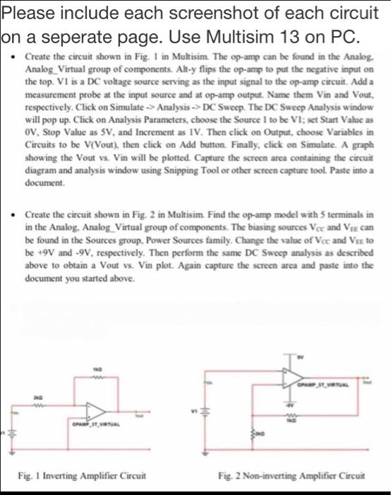 Solved Please include each screenshot of each circuit on a | Chegg.com Solved Please include each screenshot of each circuit on a | Chegg.com