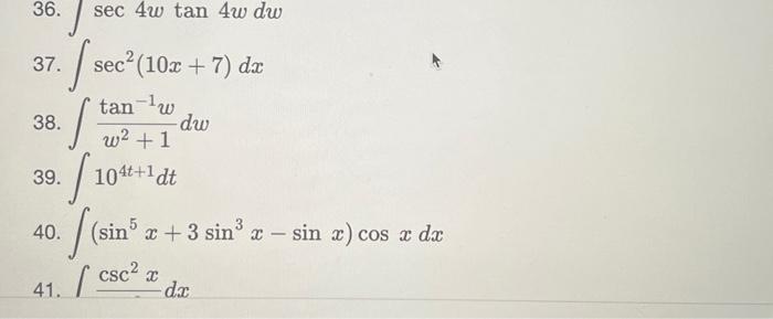 17-44. Indefinite integrals Use a change of variables | Chegg.com