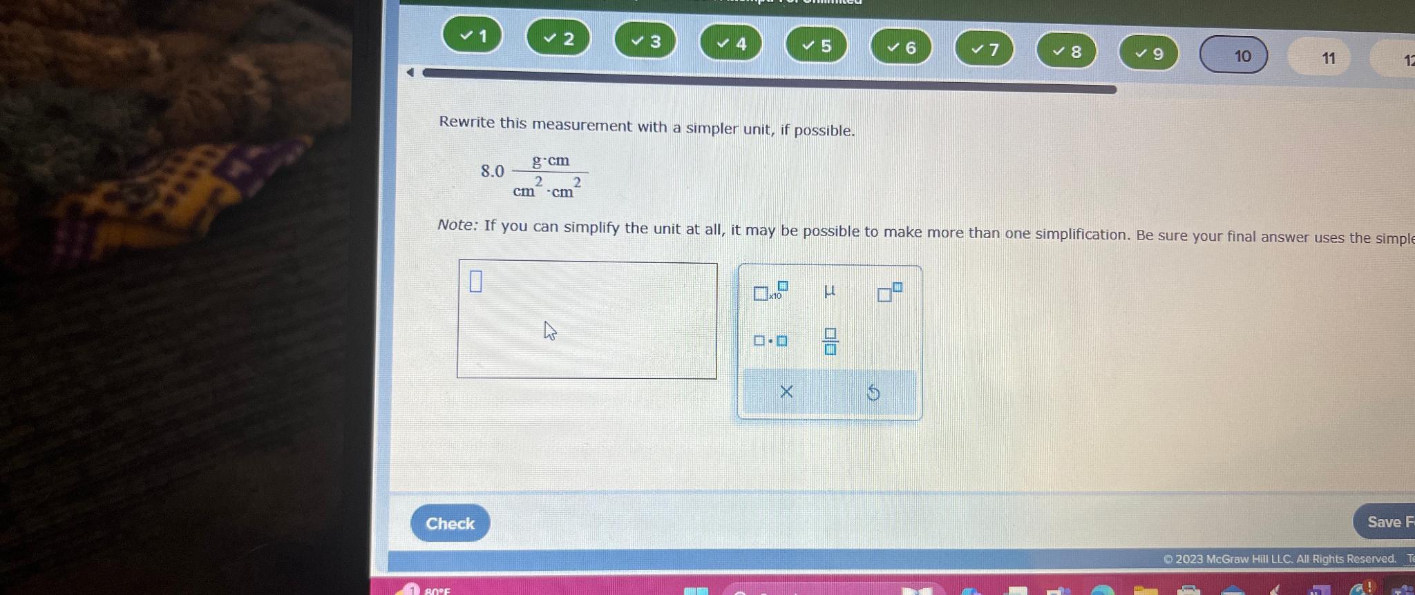 Solved Rewrite this measurement with a simpler unit, if | Chegg.com