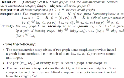 Small graphs and the. homomorphisms between them | Chegg.com