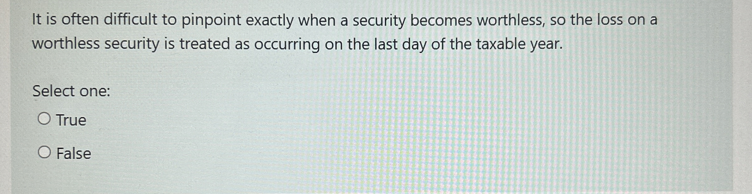 Solved It is often difficult to pinpoint exactly when a | Chegg.com