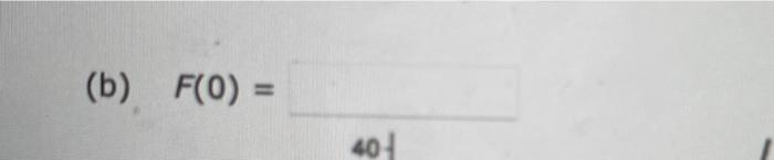 Solved Find the accumulation function F. Then evaluate Fat | Chegg.com
