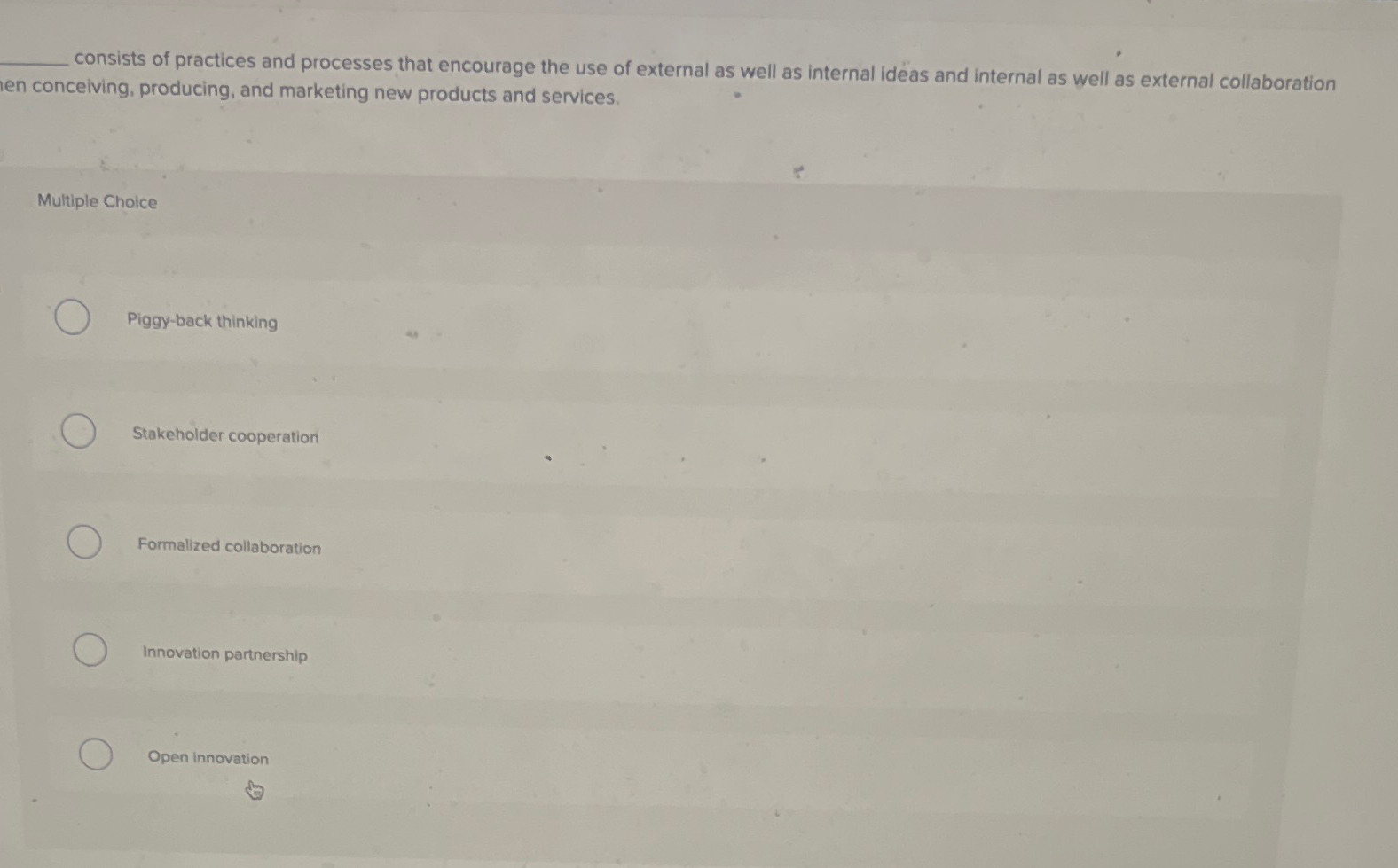 Solved consists of practices and processes that encourage | Chegg.com