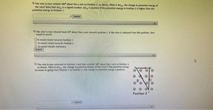 A wire formed in the shape of a right triangle with | Chegg.com