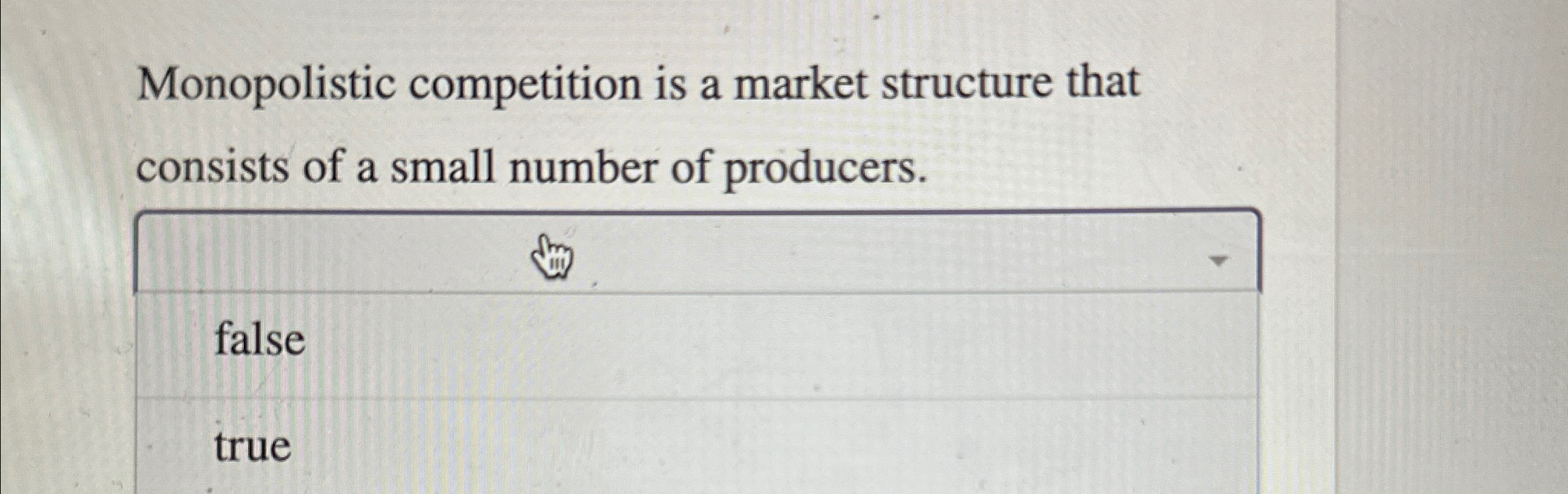 Solved Monopolistic competition is a market structure that | Chegg.com