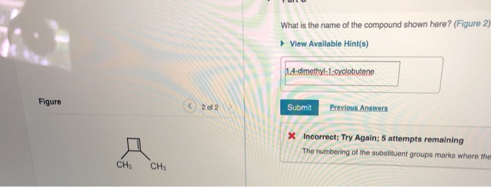Solved What is the name of the compound shown here? (Figure | Chegg.com