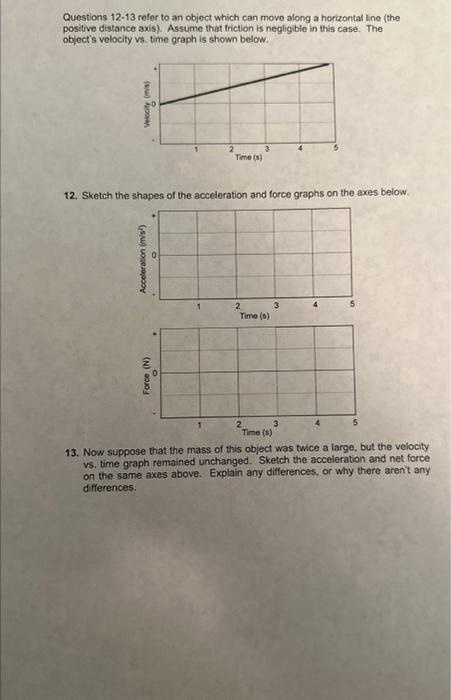 Solved Questions 12−13 refor to an object which can move | Chegg.com