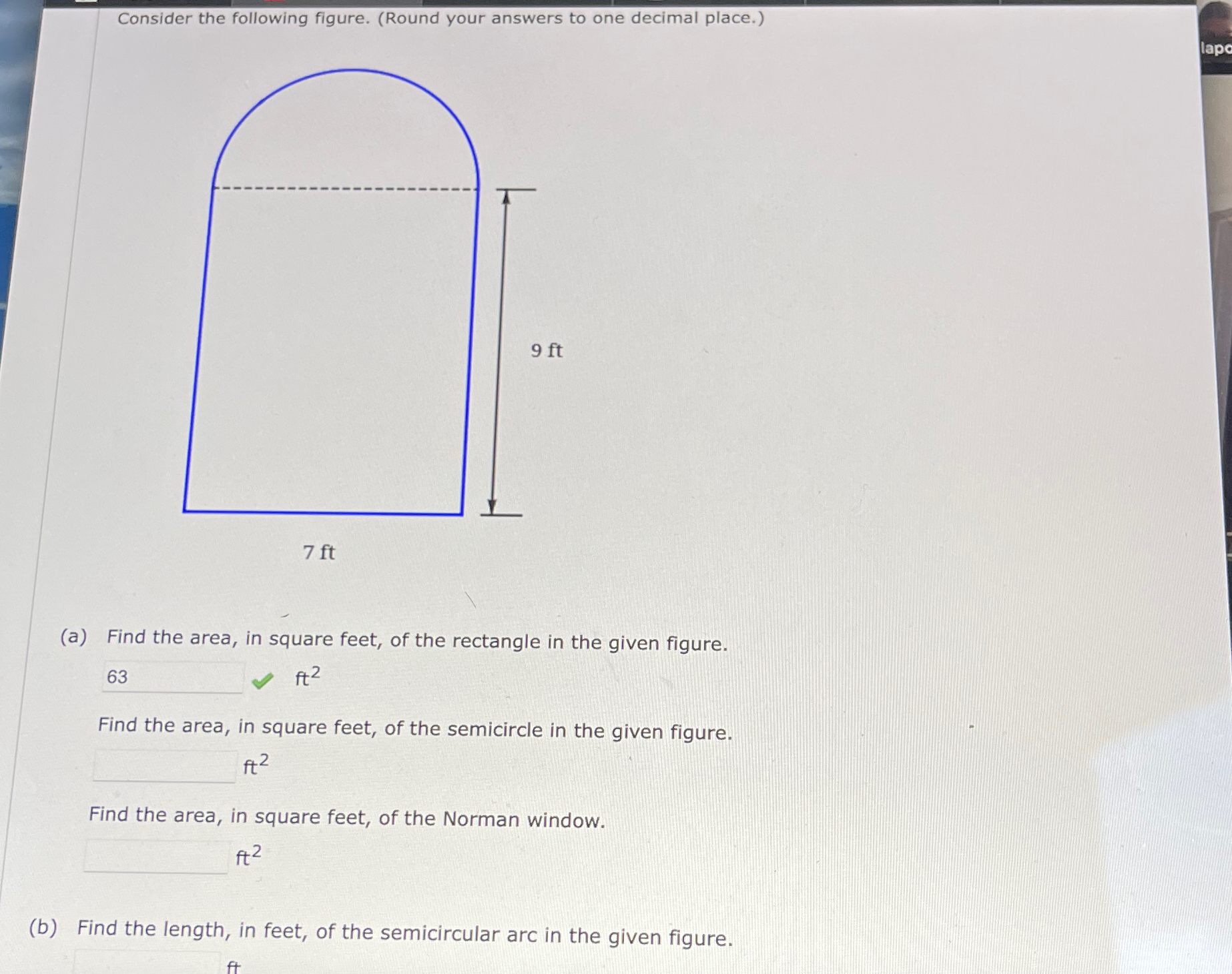 Solved Consider the following figure. (Round your answers to | Chegg.com